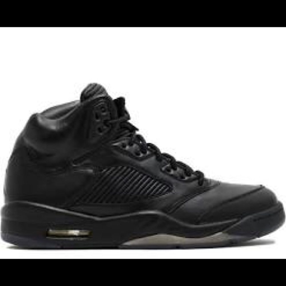 - Rare Jordan 5 Triple Black Premium - Gem